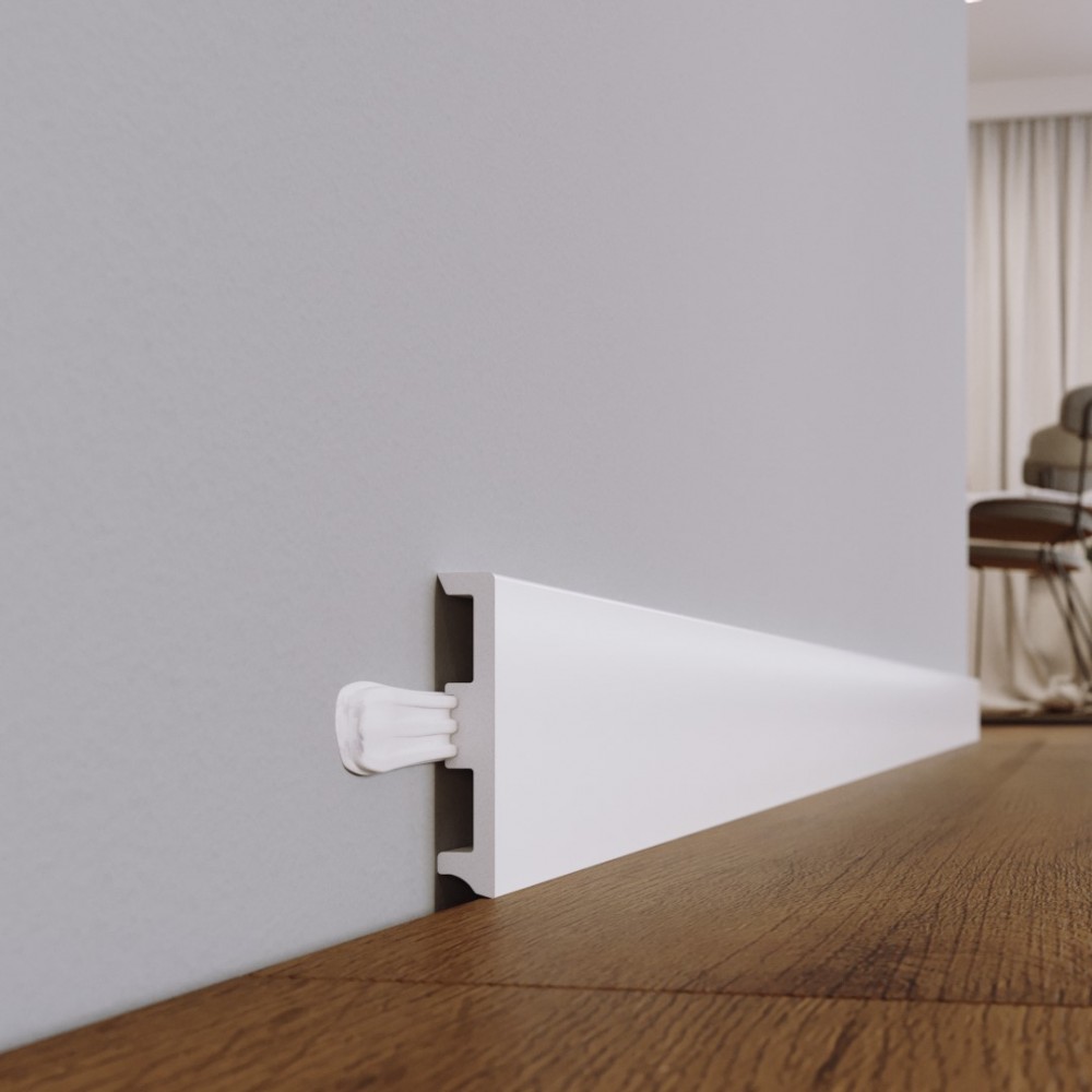 Műanyag szegélyléc - Arbiton STIQ XL STX810 fehér | ParkettaTechnika ...